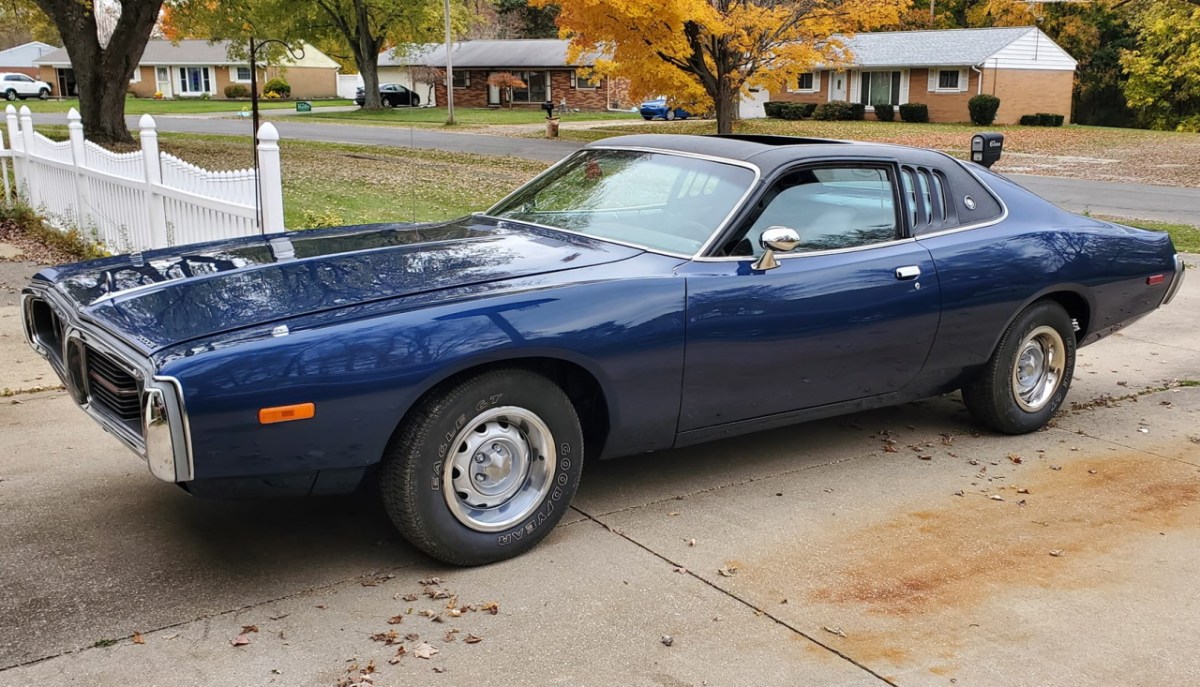 Special order paint 73 sunroof Charger SE restoration just completed by ...